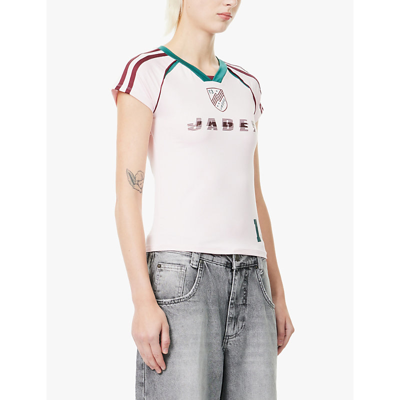 Jaded London No.13 Football Baby Stretch-Jersey T-Shirt S - Pink