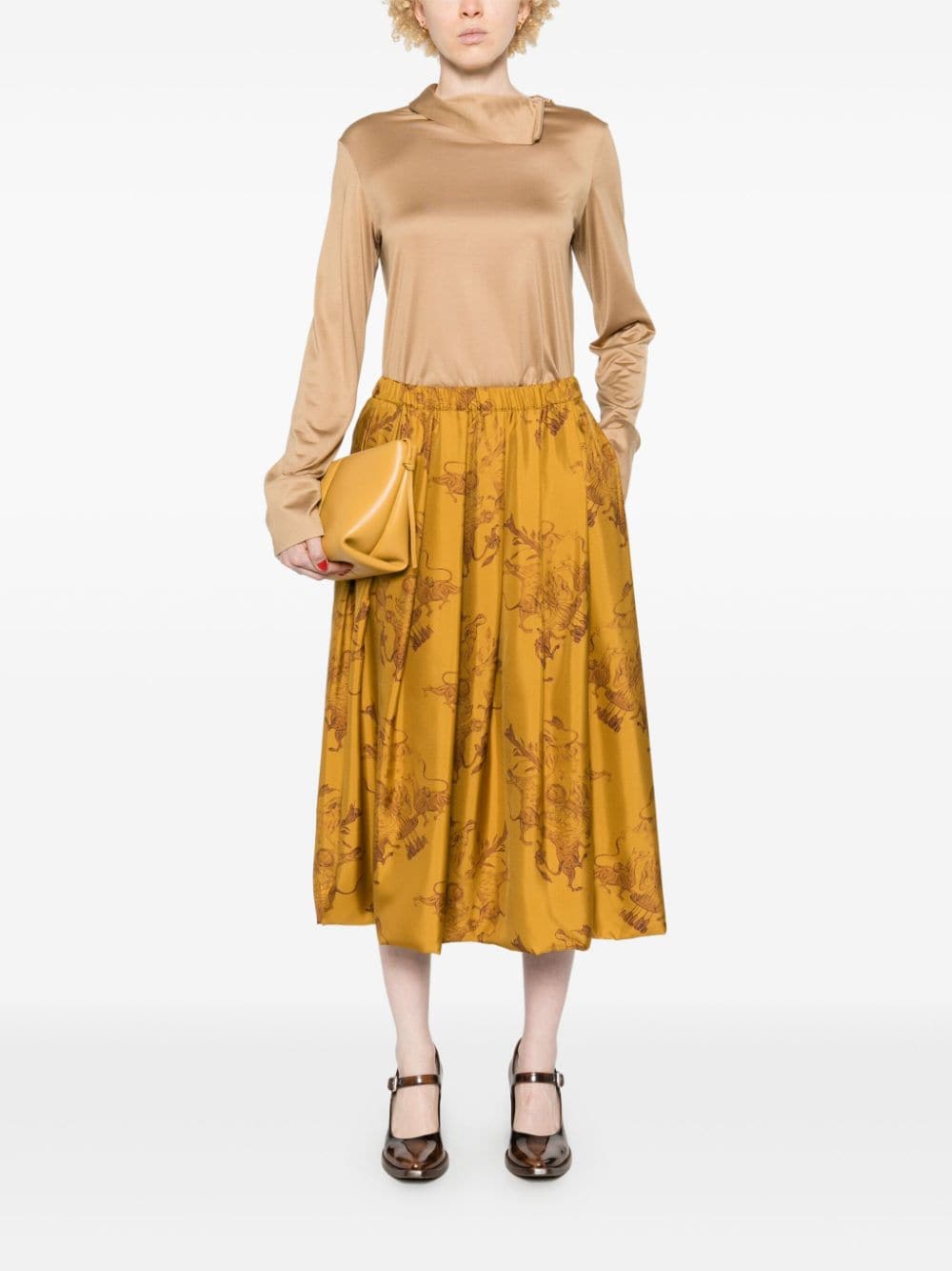 FABIANA FILIPPI Fabiana Filippi Graphic-Print Midi Skirt