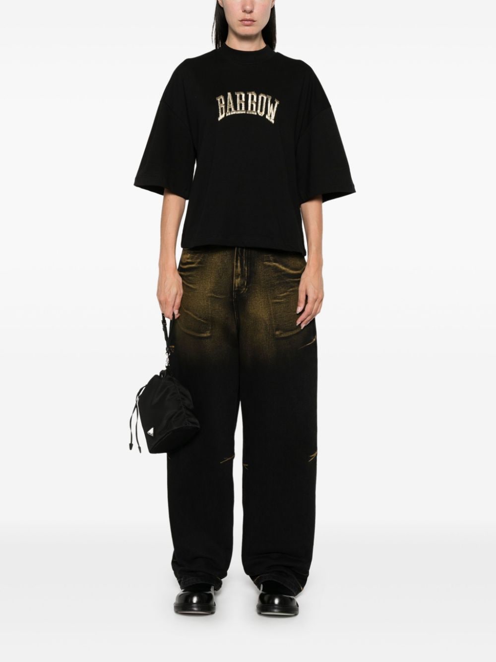 BARROW BARROW Logo-Embroidered T-Shirt