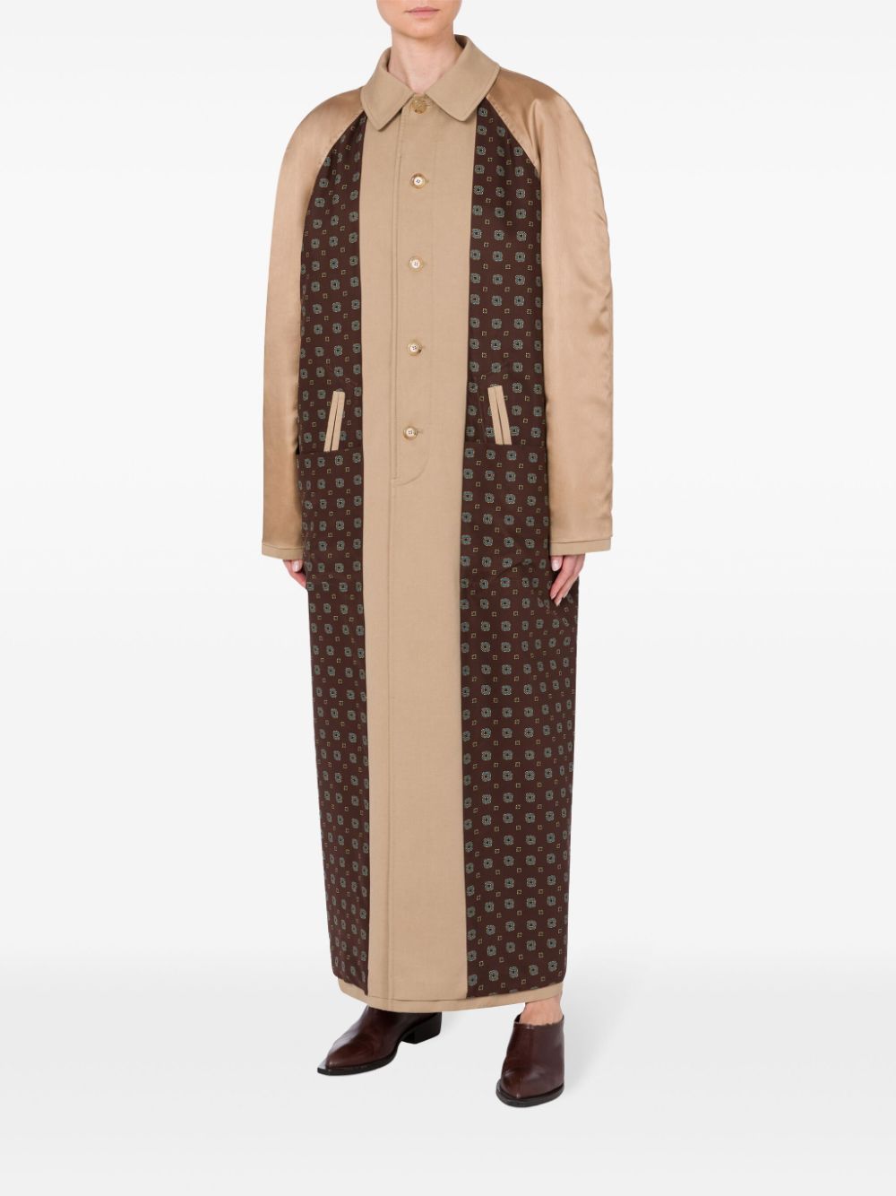 MOSCHINO Moschino Single-Breasted Mid-Length Coat