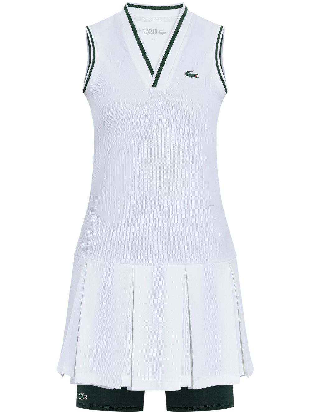 Lacoste Ultra Dry Tennis Dress In White - 33% Off | Editorialist Lacoste Ultra Dry Tennis Dress In White - 33% Off | Editorialist