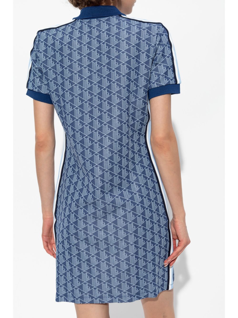 Givenchy Polo Dress In Monogram 72 Jacquard In Black - 30