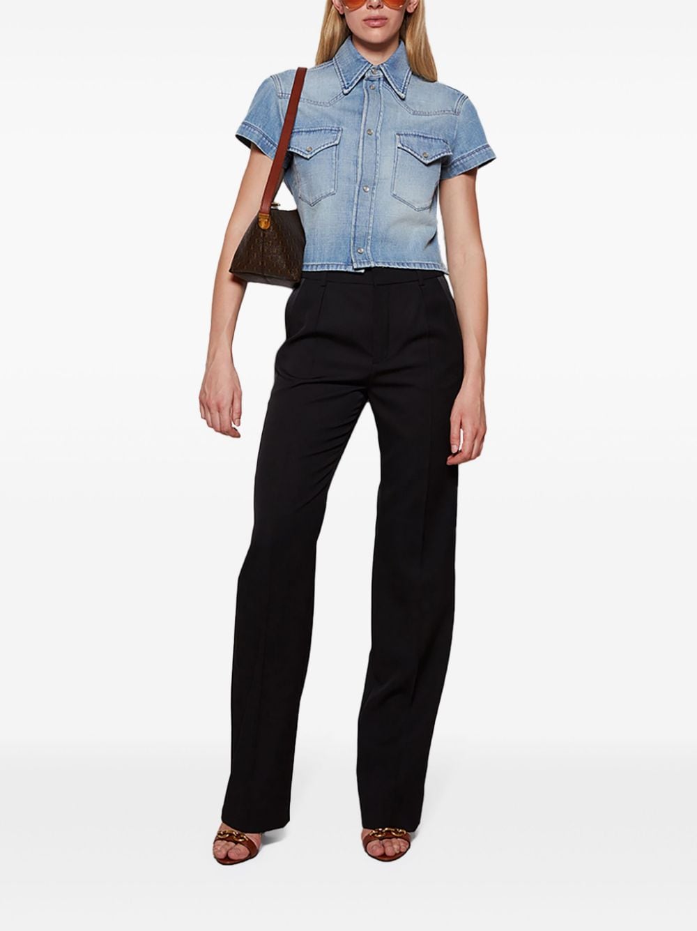SAINT LAURENT Monogram Shoulder Bag