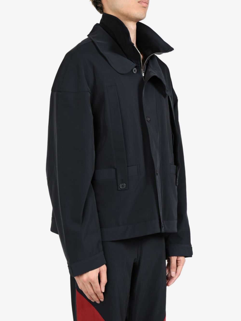 Asics X Kiko Kostadinov Novalis Liatrisory Blouson Jacket In Grey