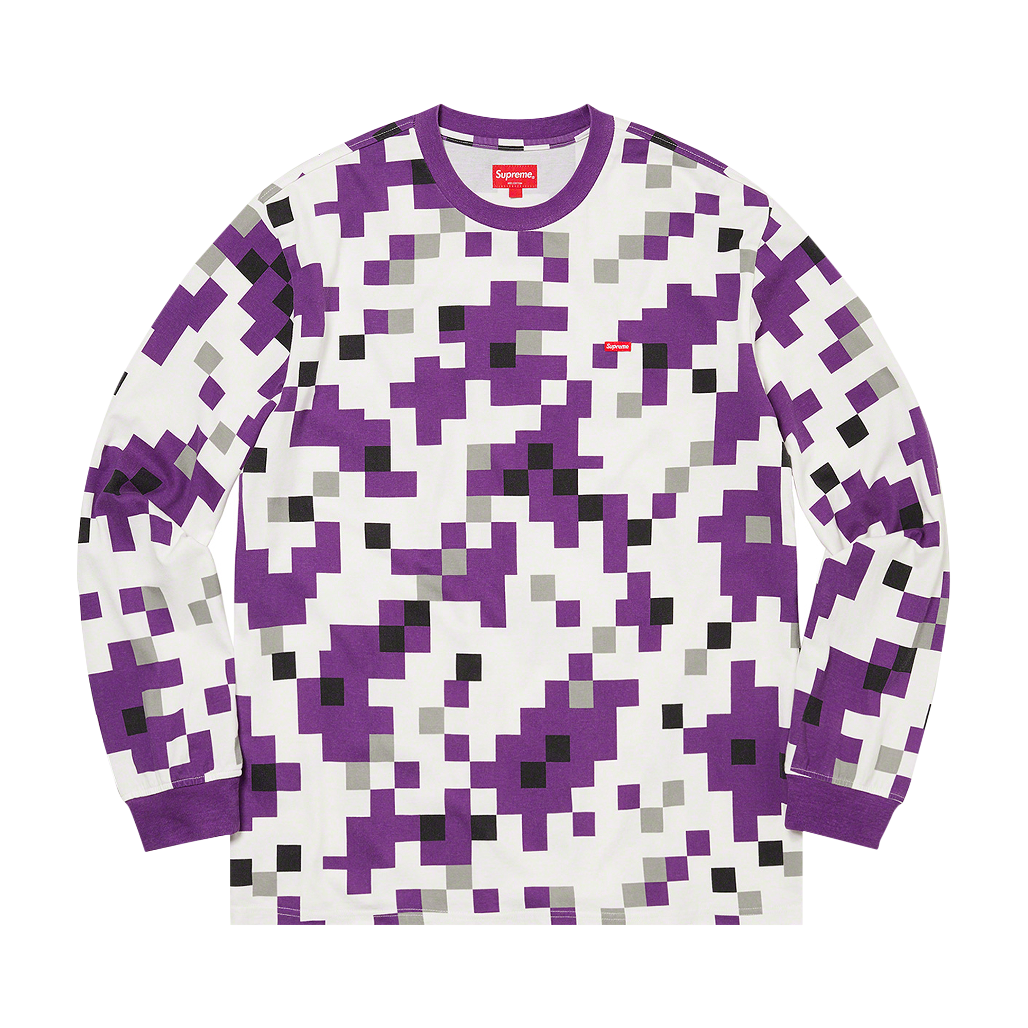 Supreme Box Logo Long-Sleeve Tee - Purple | Editorialist