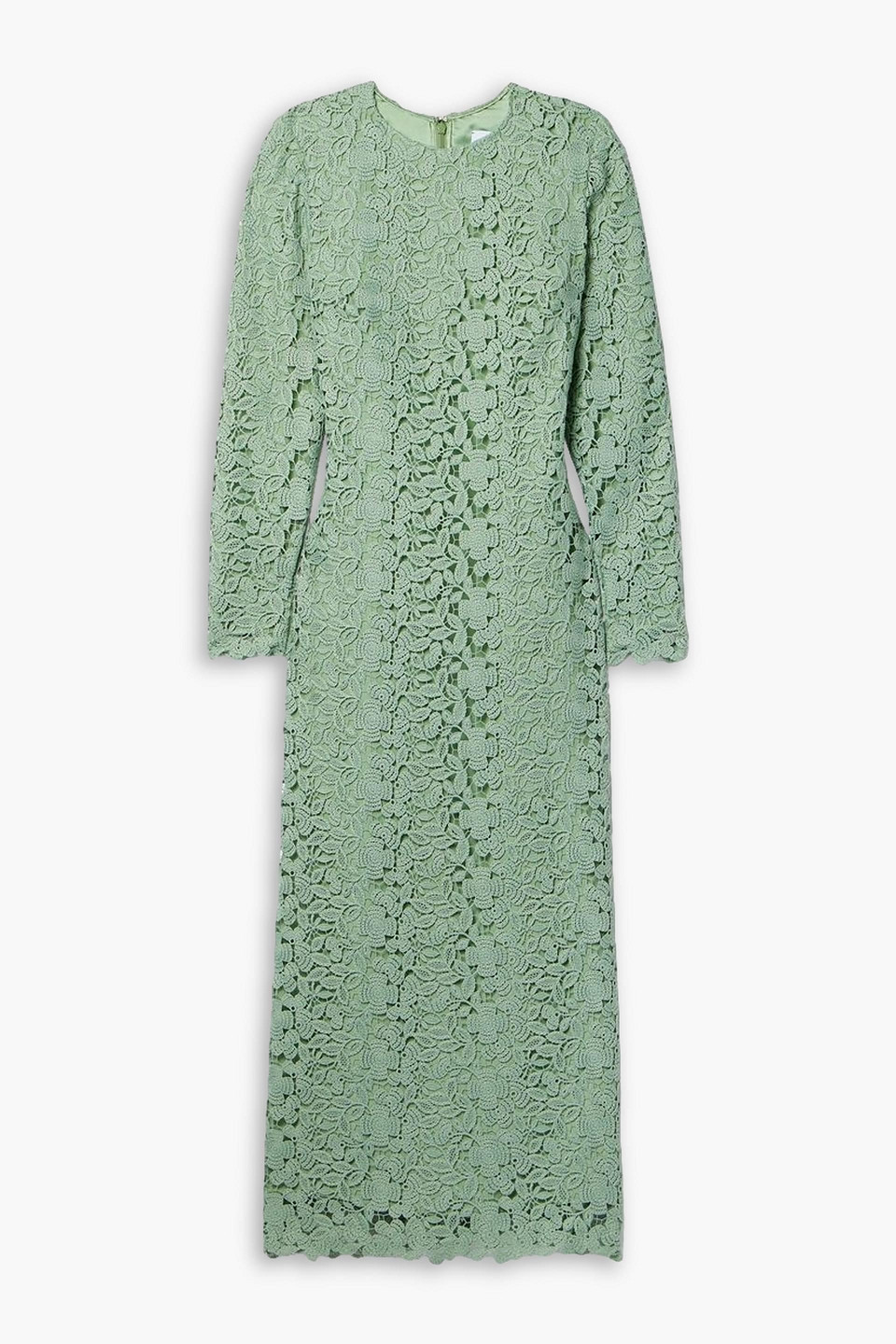 Markarian Arizona Guipure Lace Midi Dress In Sage Green - 85% Off | Editorialist Markarian Arizona Guipure Lace Midi Dress In Sage Green - 85% Off | Editorialist