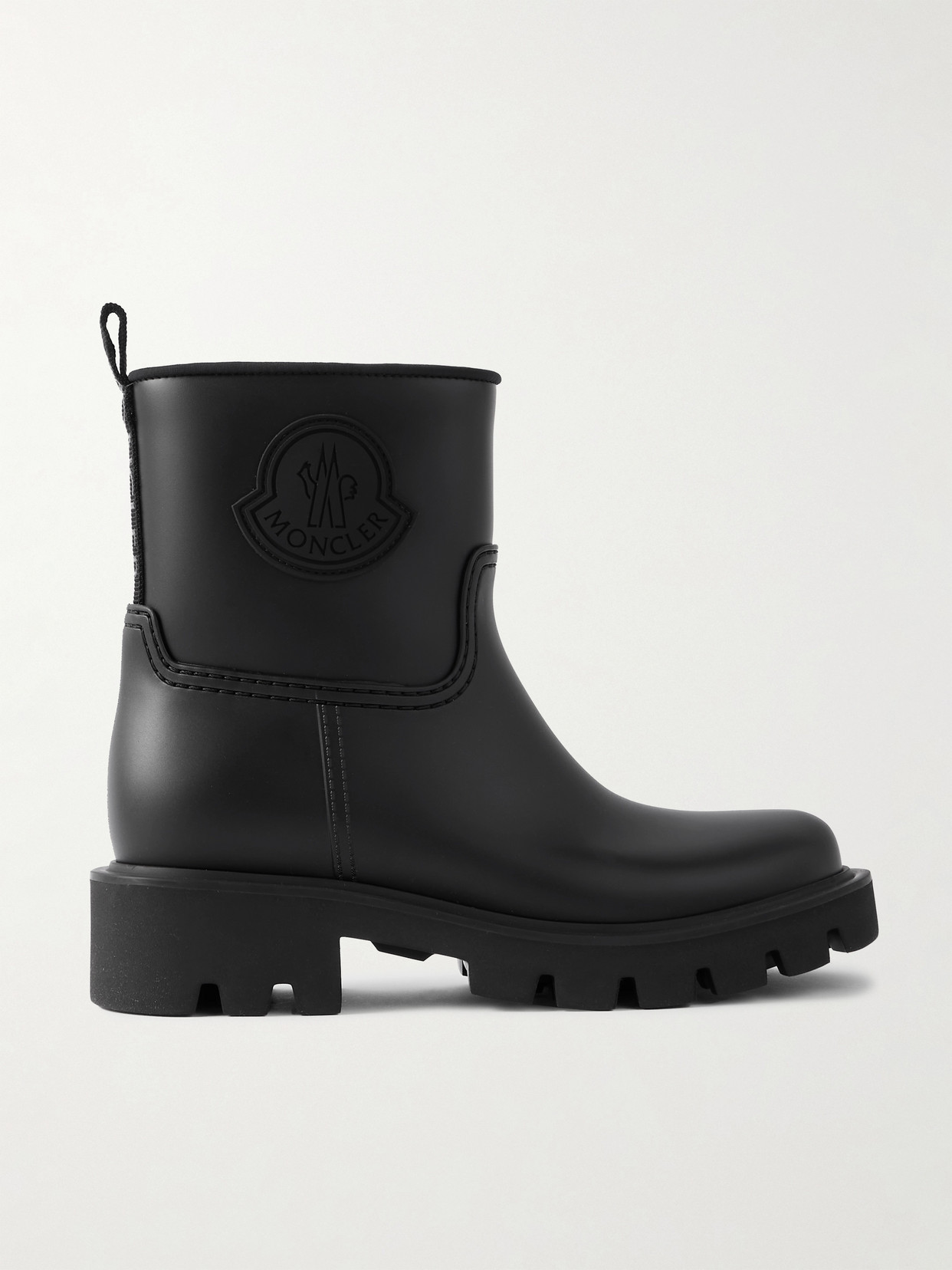 Moncler Larue Chelsea Ankle Boots Black Leather Size 9 US New Moncler Women main image 3