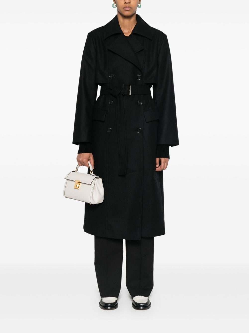 BOSS BOSS Felted Trench Coat