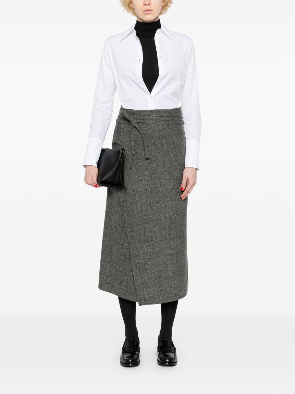 FABIANA FILIPPI Fabiana Filippi Belted Midi Skirt
