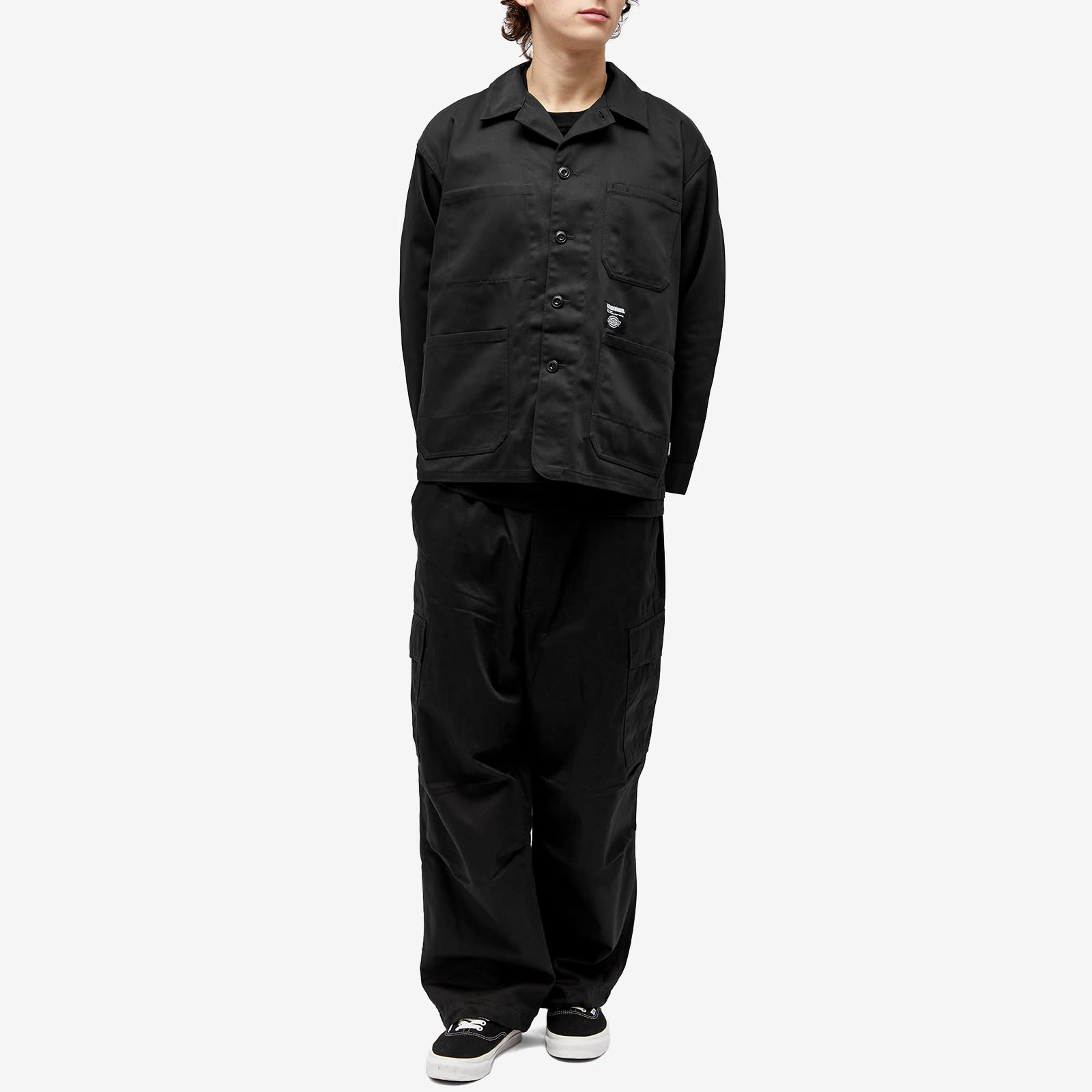 Neighborhood X Dickies Coverall Jacket In Black - 40% Off