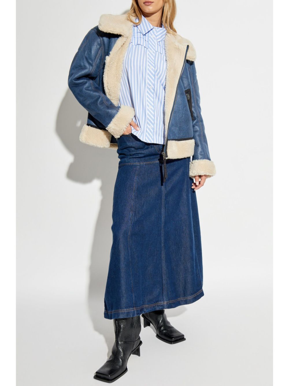 MUNTHE Tishia Faux-Shearling Jacket