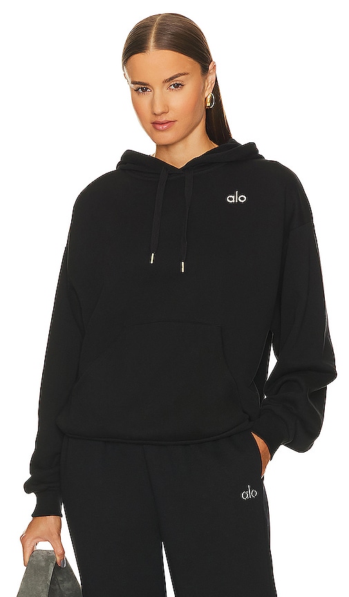 Alo Yoga Accolade Hoodie - Black | Editorialist