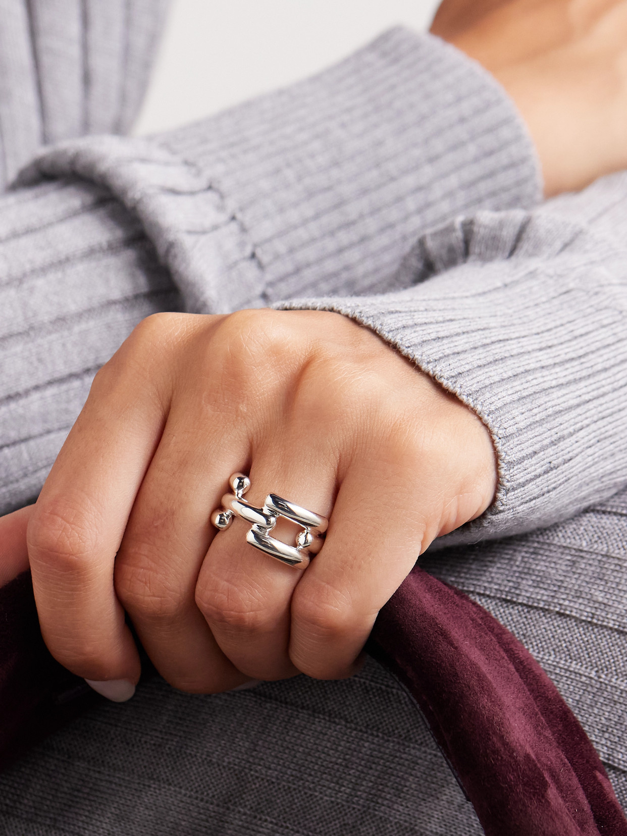 Lié Studio The Emily Ring - Silver | Editorialist
