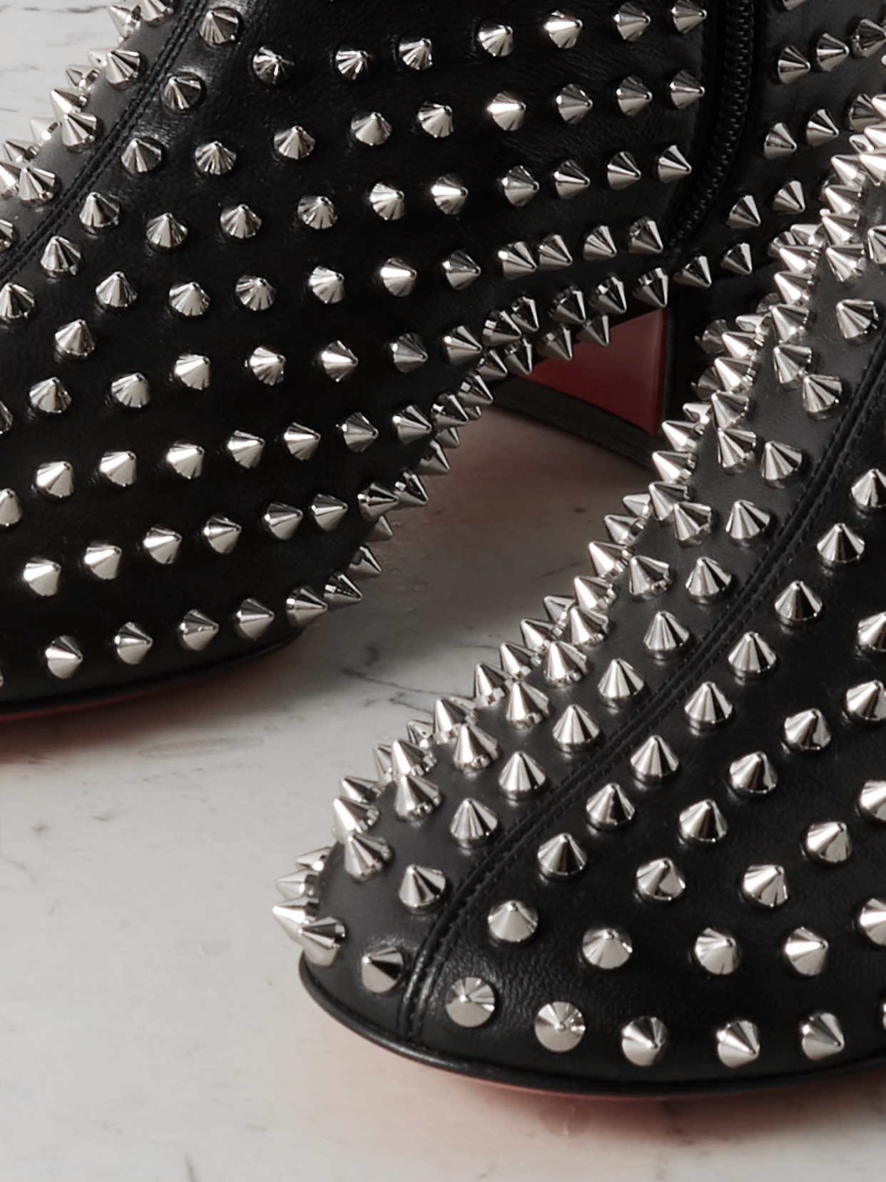 Men’s Christian Louboutin SPIKEASY studded leather ankle boots size 42.5 Christian Louboutin Men main image 3