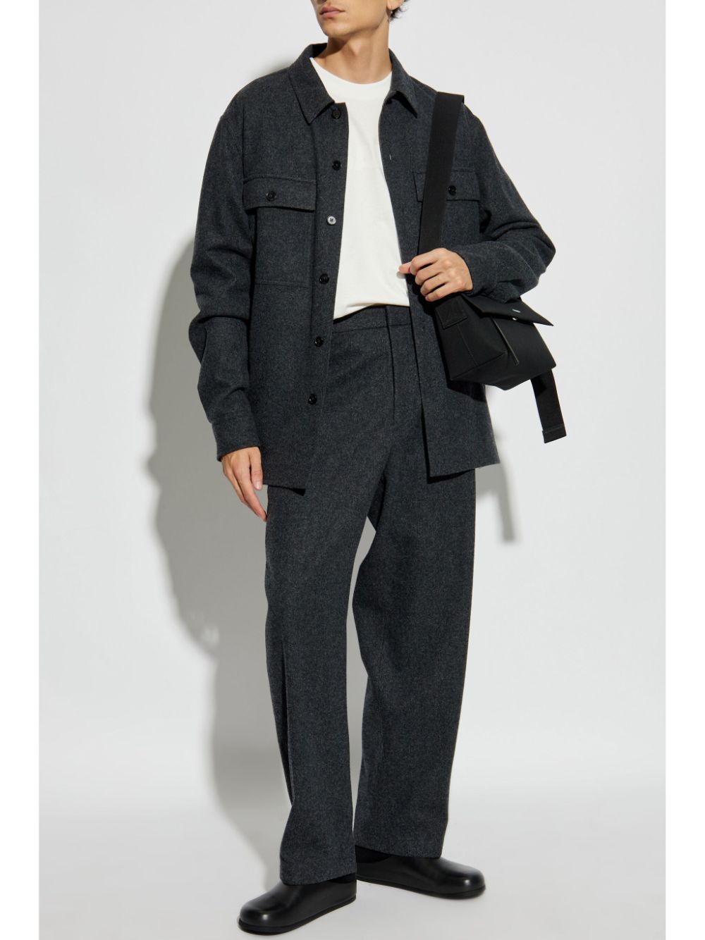 JIL SANDER virgin-wool shirt