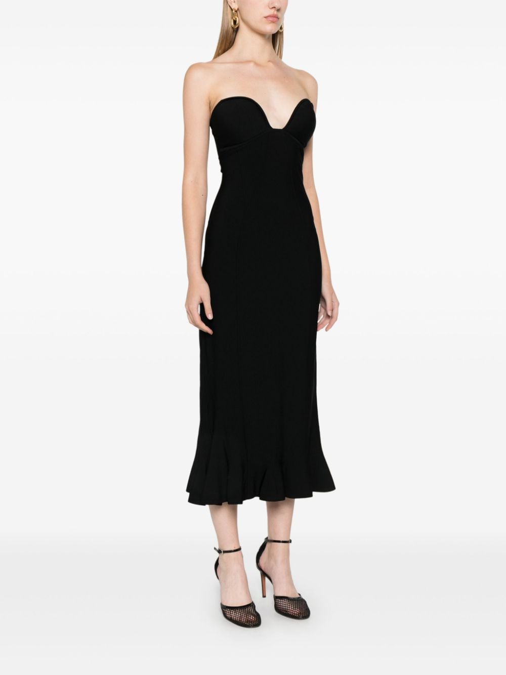 NENSI DOJAKA Nensi Dojaka Knitted Midi Dress