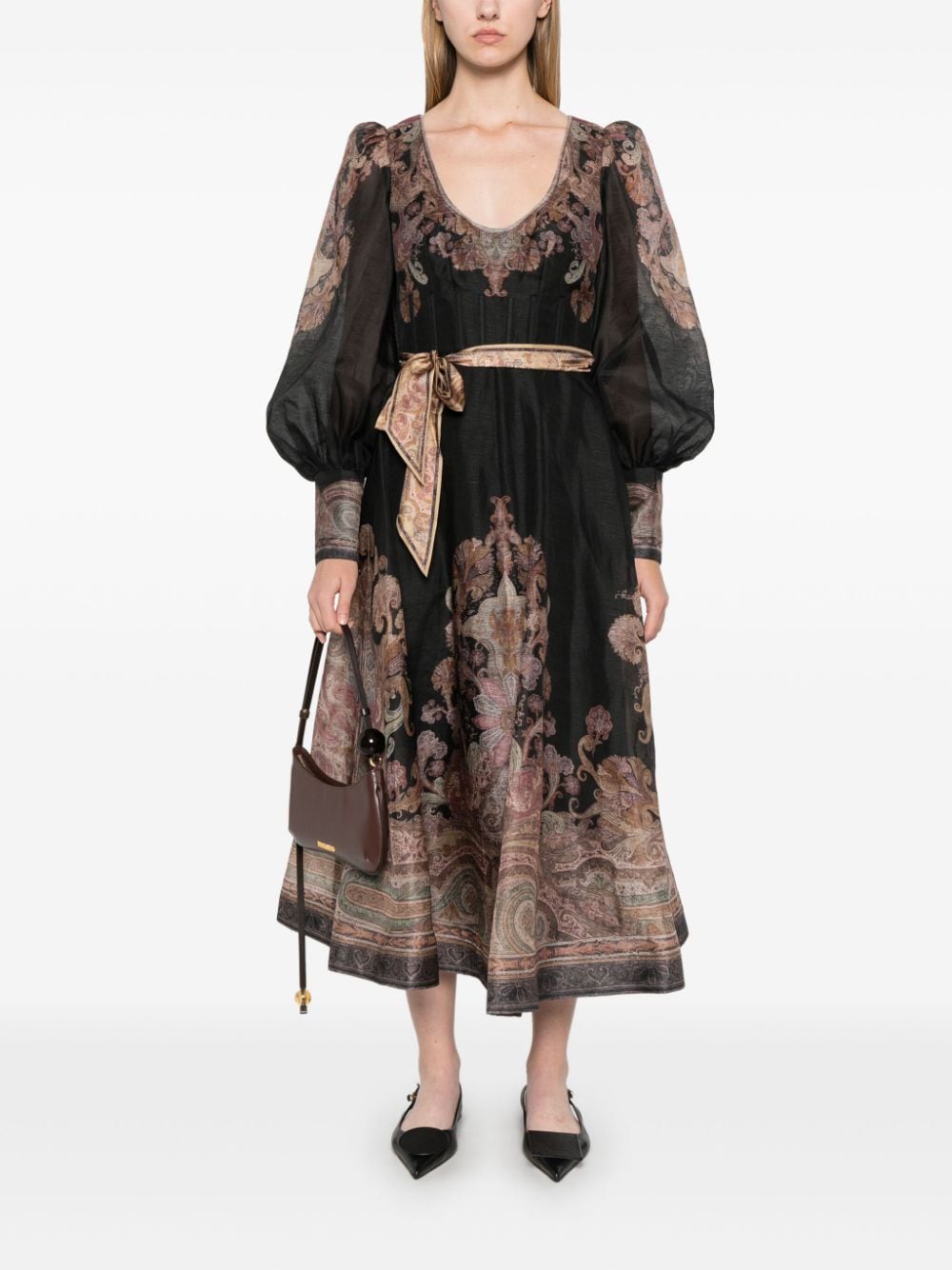 ZIMMERMANN ZIMMERMANN Illustration Structured Maxi Dress