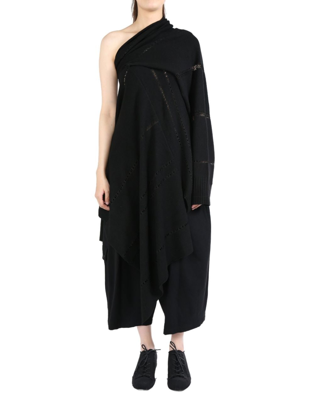 YOHJI YAMAMOTO Yohji Yamamoto Off-Shoulder Pullover