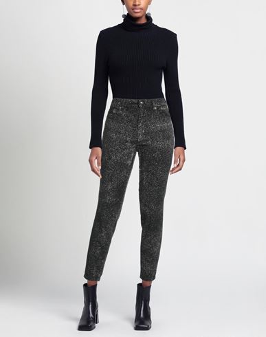 VERSACE VERSACE JEANS COUTURE Black High Waisted Tapered Leg Pants