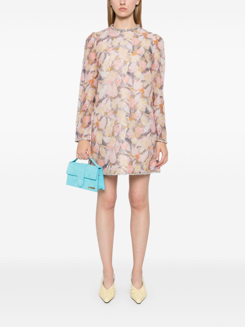 ZIMMERMANN ZIMMERMANN Diamante-Trim Mini Dress