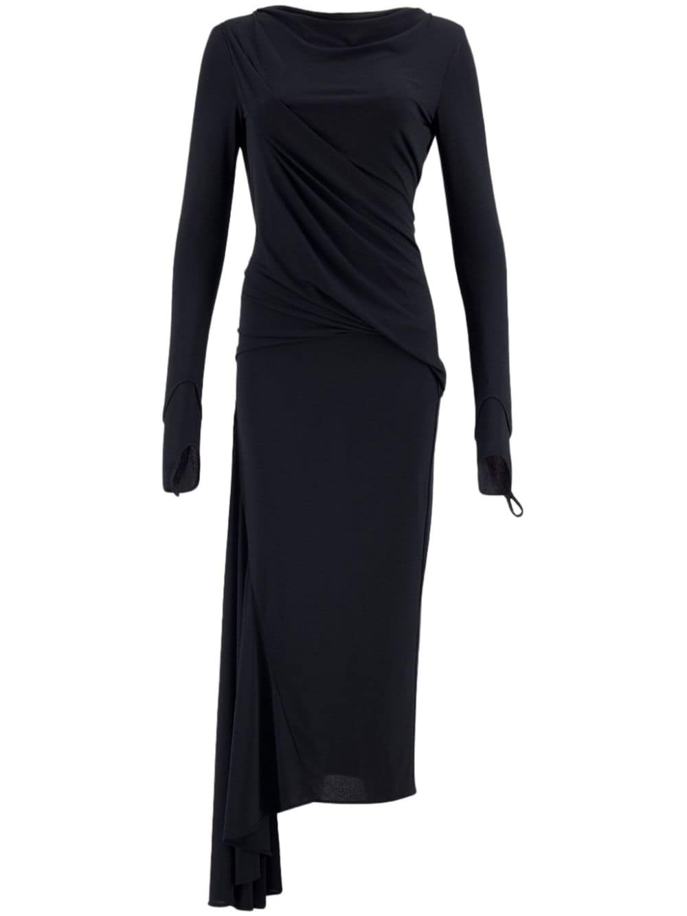 bardot mayari asymmetrical midi dress Bardot Mayari Asymmetrical Midi Dress