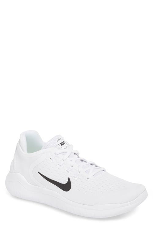 nike free rn 2018 all white