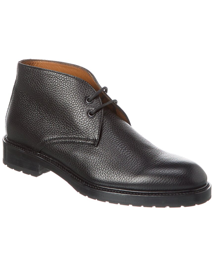 Antonio Maurizi Leather Chukka Boot In Black - 80% Off  display picture 2