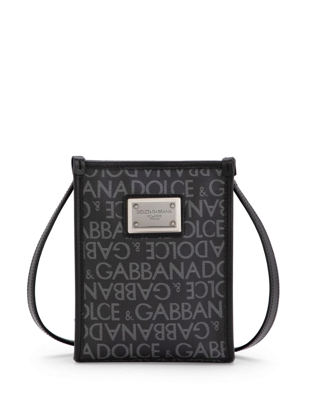 DOLCE & GABBANA Dolce & Gabbana Printed Jacquard Messenger Bag