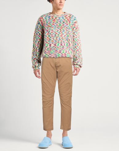 DSQUARED2 man pants camel size 32 cotton, elastane