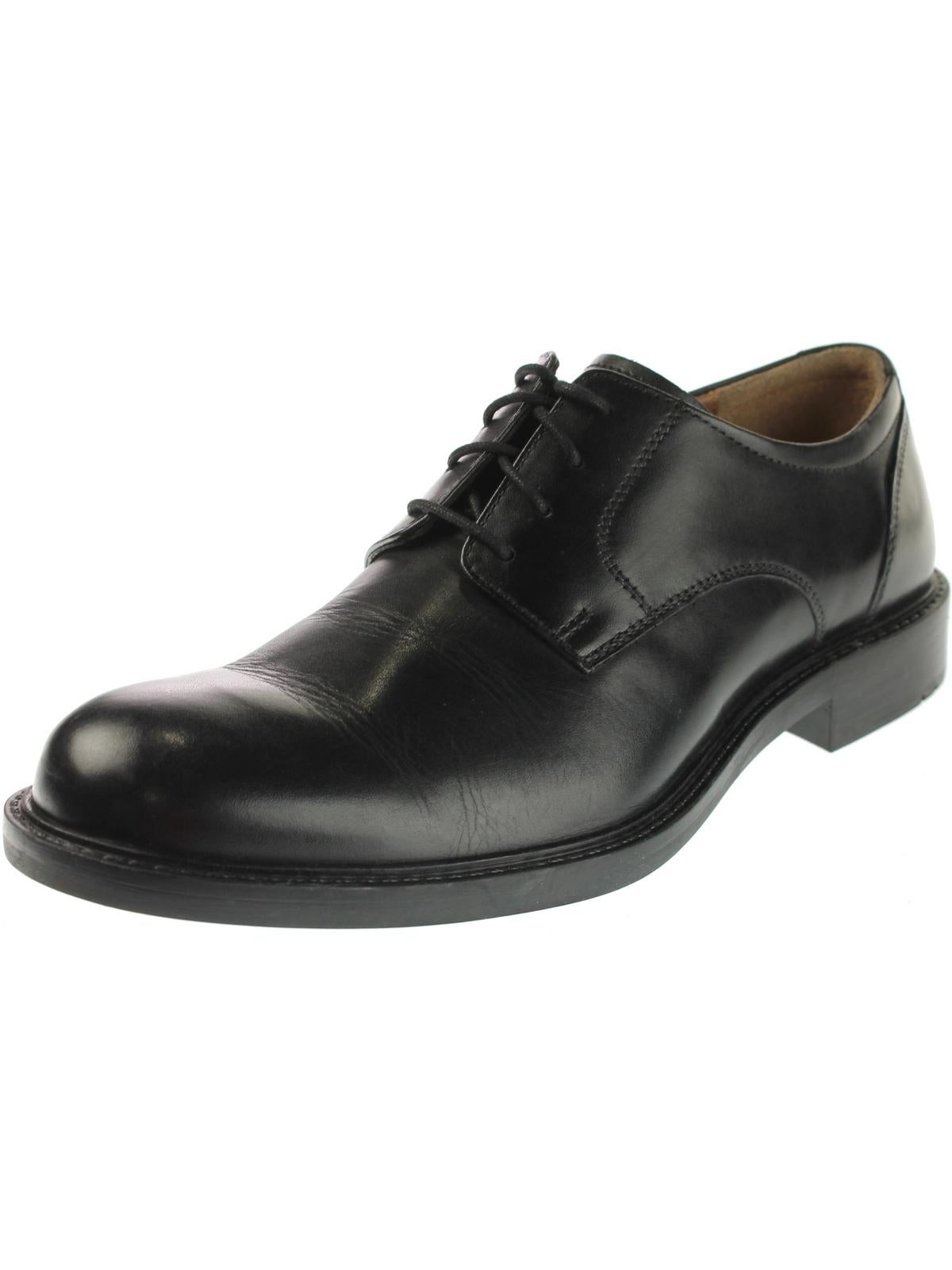 Johnston & Murphy Tabor Leather Plain Toe Derby Shoes In 