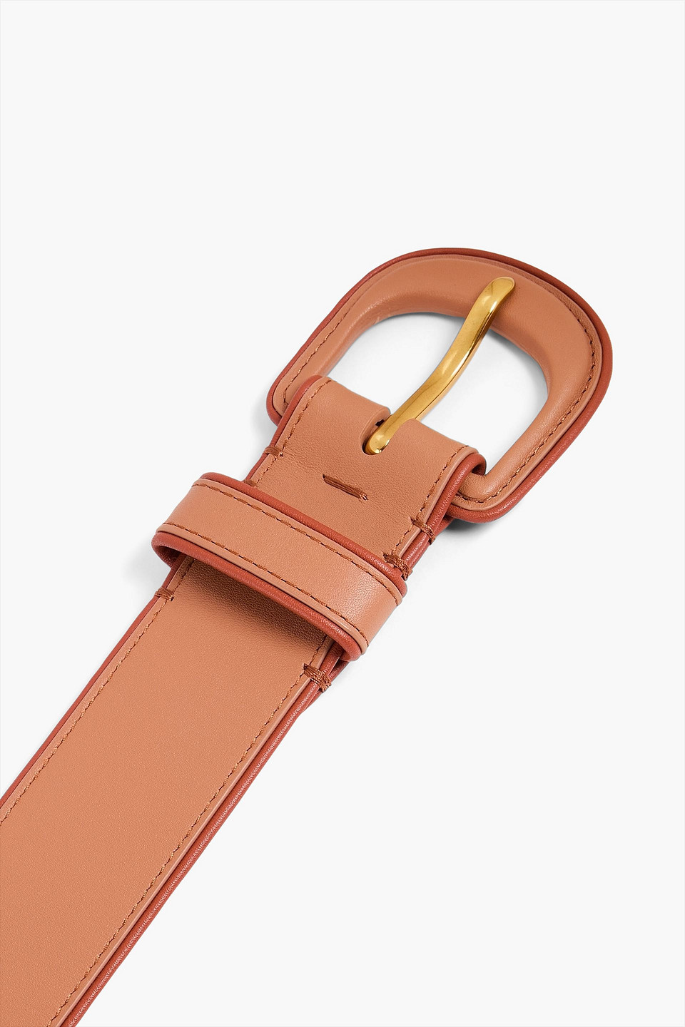 Zimmermann Peach Belt with Gold Buckles Zimmermann Leather Belt In Peach - 70% Off | Editorialist main image 3