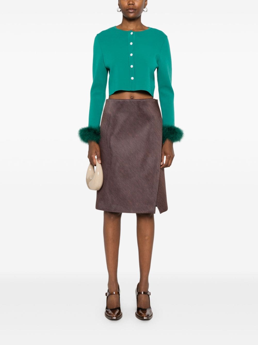 PHILOSOPHY DI LORENZO SERAFINI Philosophy Di Lorenzo Serafini Wrap Midi Skirt