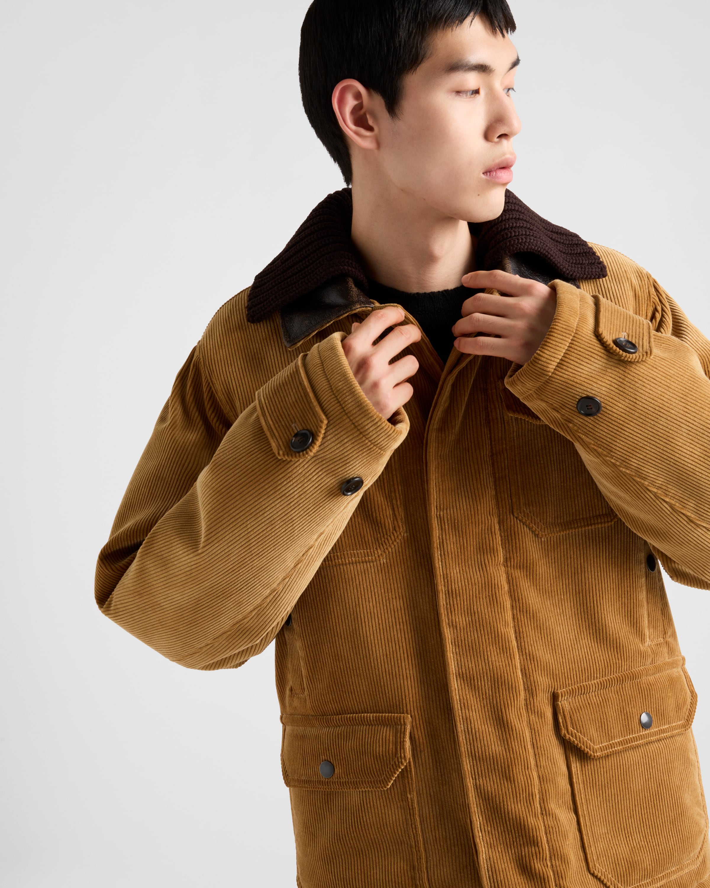 Prada Corduroy Jacket - Barley | Editorialist