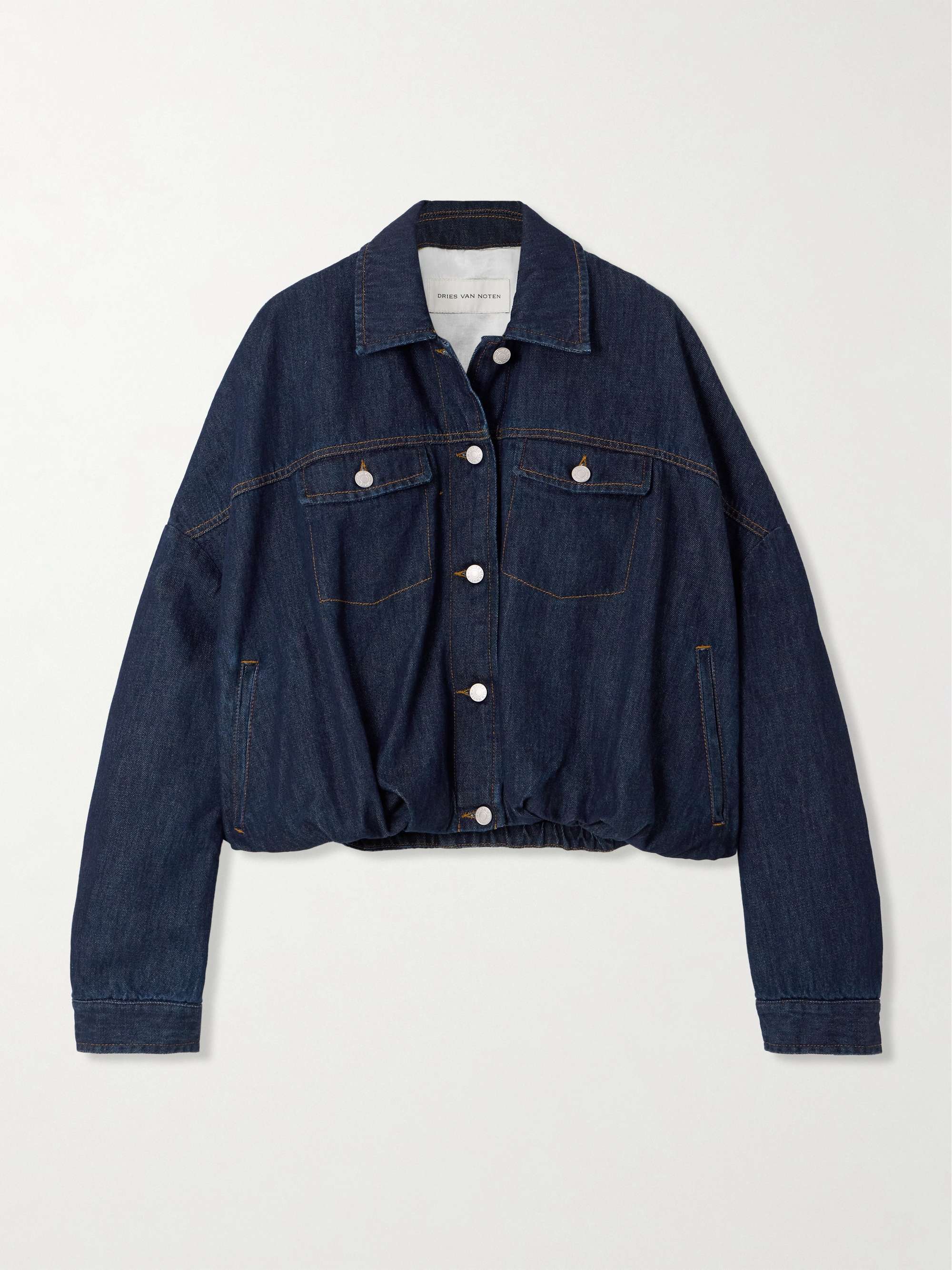 Dries Van Noten Denim Jacket - Blue - 20% Off | Editorialist Dries Van Noten Denim Jacket - Blue - 20% Off | Editorialist