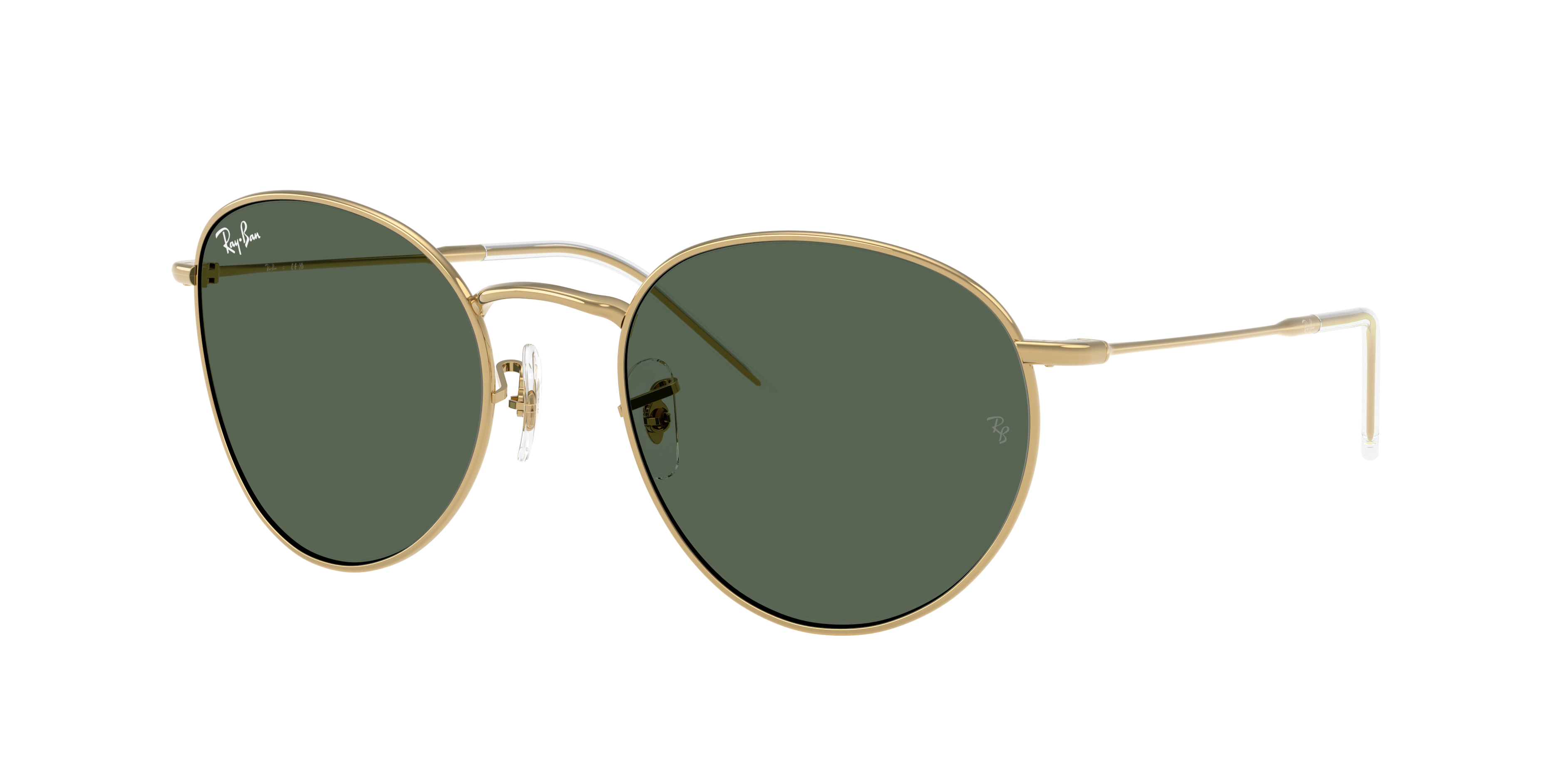Ray-Ban Round Reverse Sunglasses - Dark Green | Editorialist