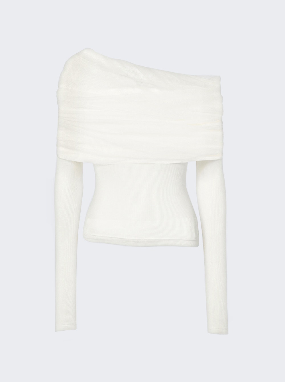 CHRISTOPHER ESBER Sonora Veiled Long Sleeve Top