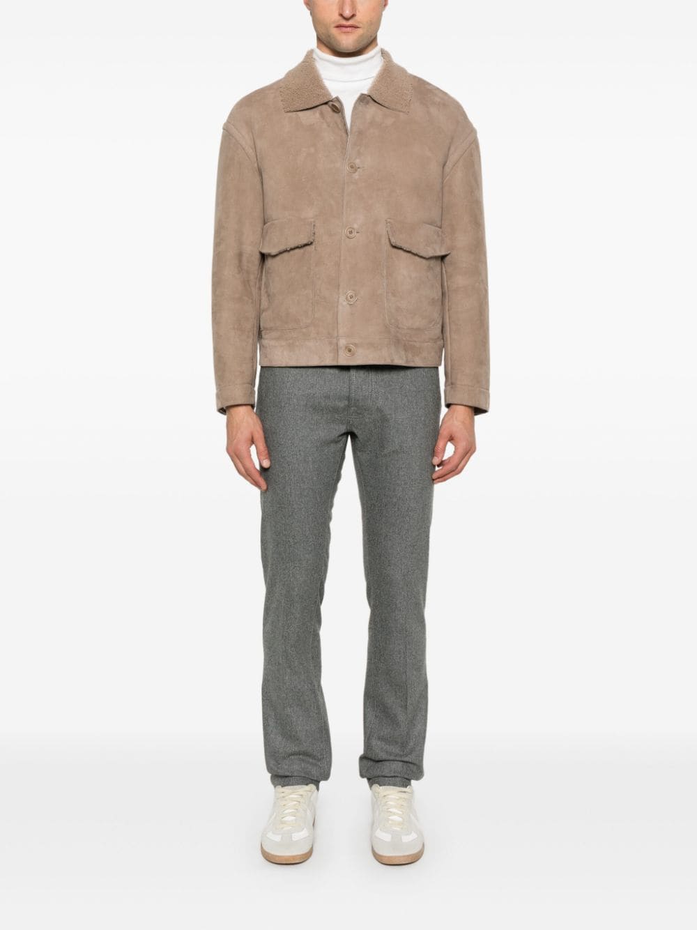 SALVATORE SANTORO Salvatore Santoro Suede Jacket