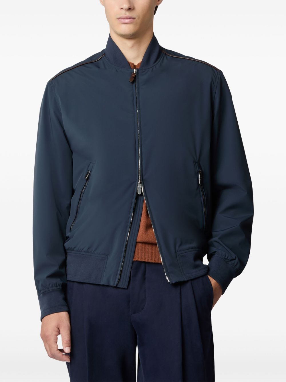 TOD'S Tod's Technical Fabric Bomber Jacket
