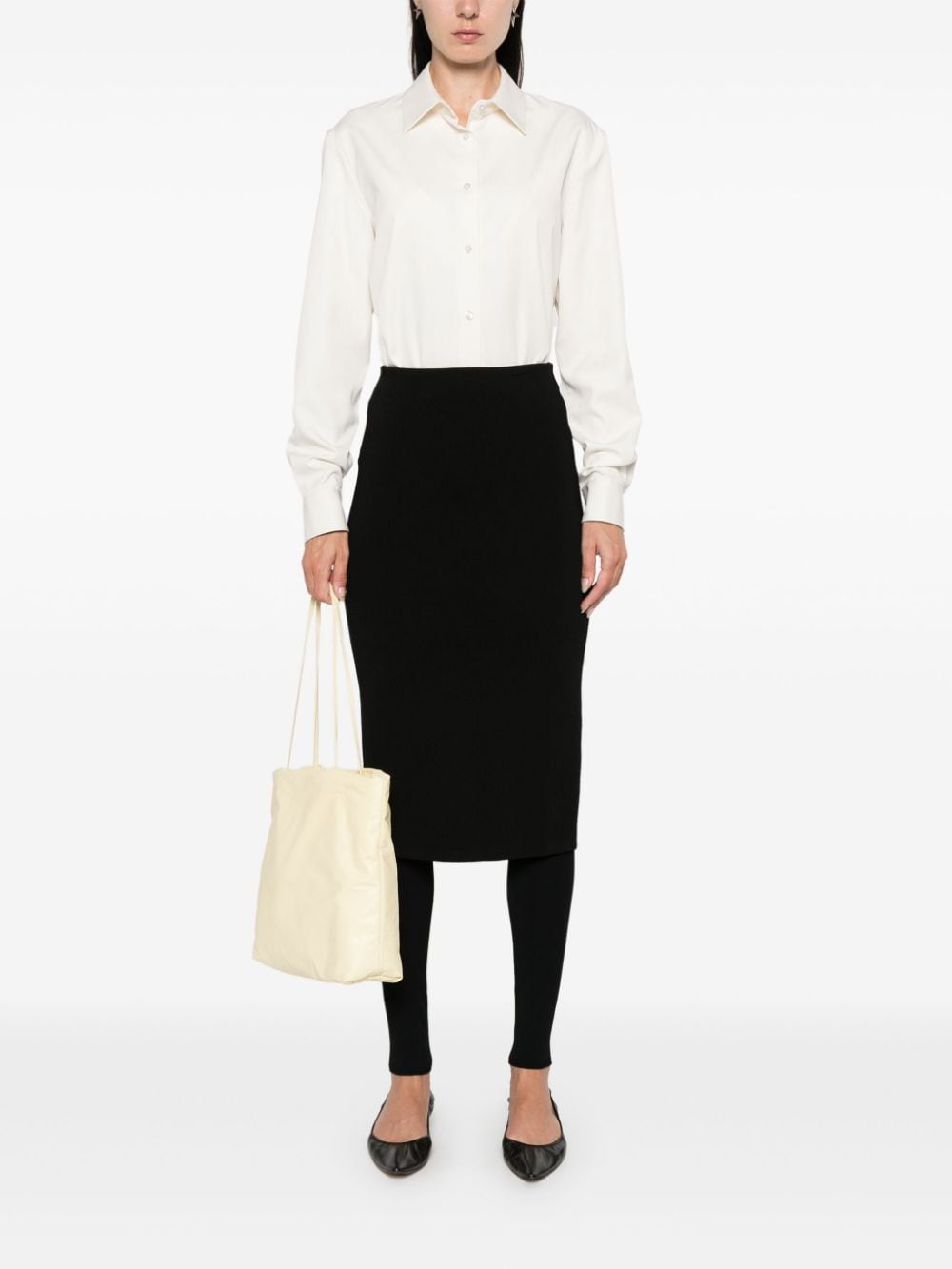 THE ROW The Row Hodette Midi Skirt