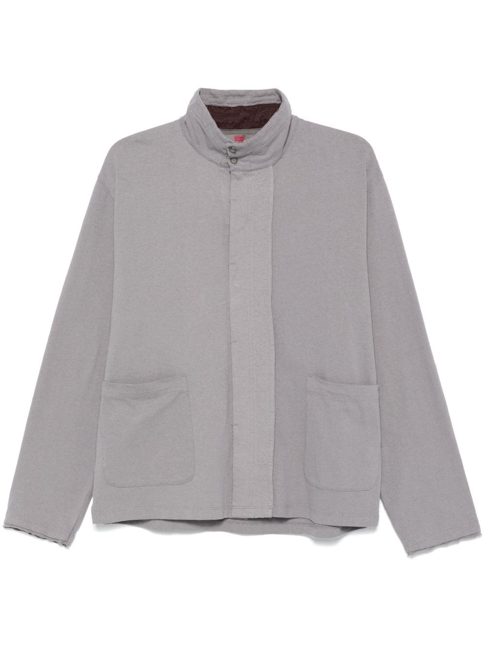 Kiko Kostadinov X Levi'S® Jersey Cardigan In Grey - 30% Off