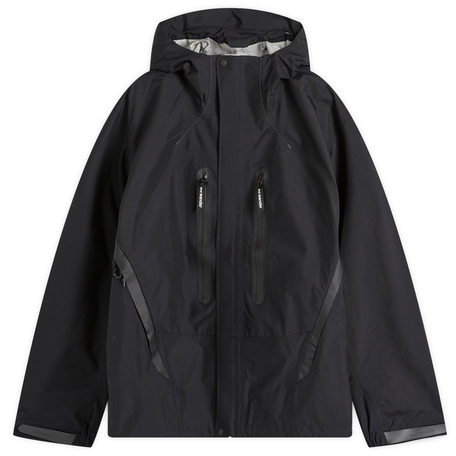 And Wander 2.5l Hiker Rain Jacket In Black - 30% Off | Editorialist