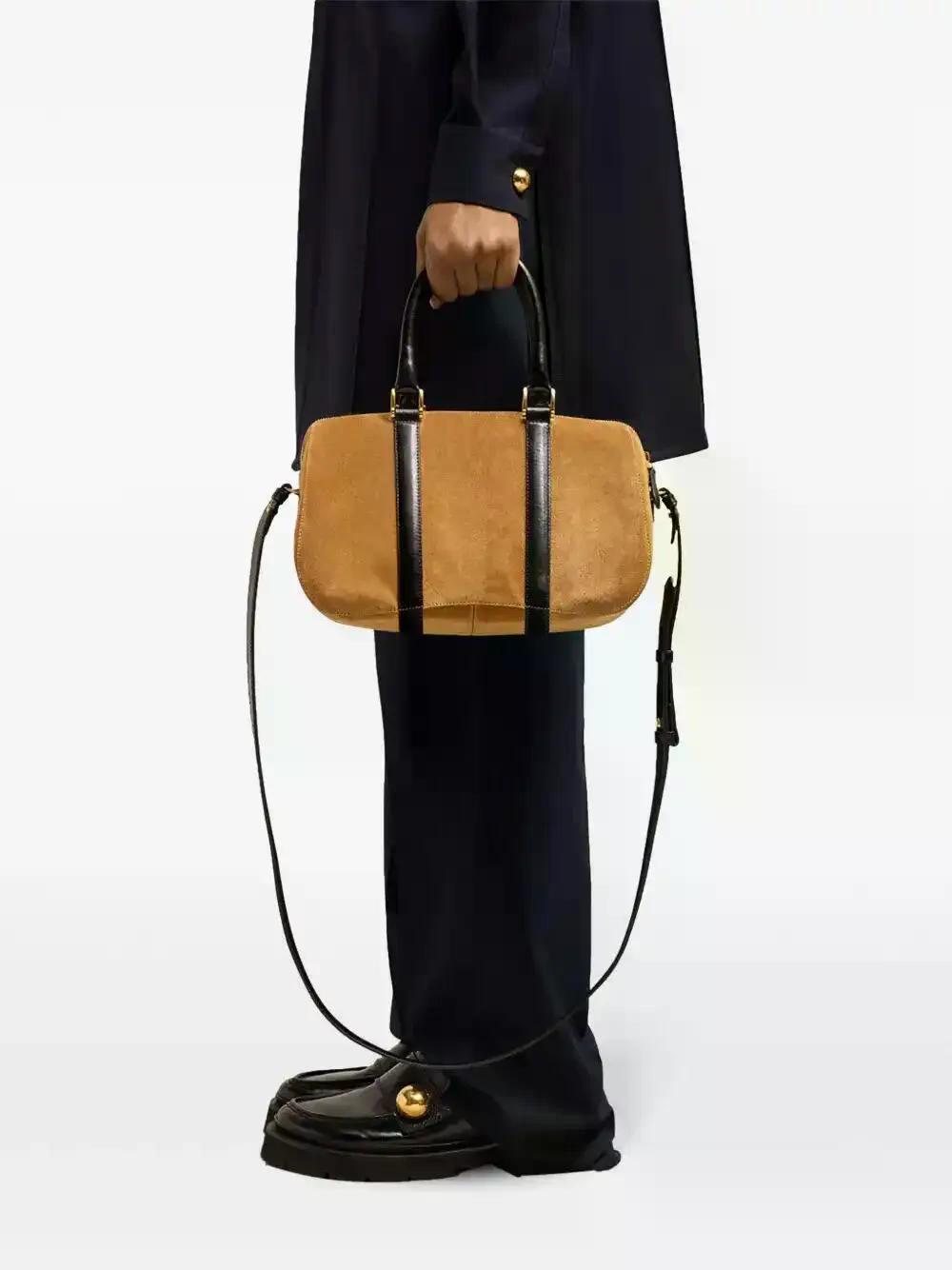 AMI Boston Suede Tote Bag