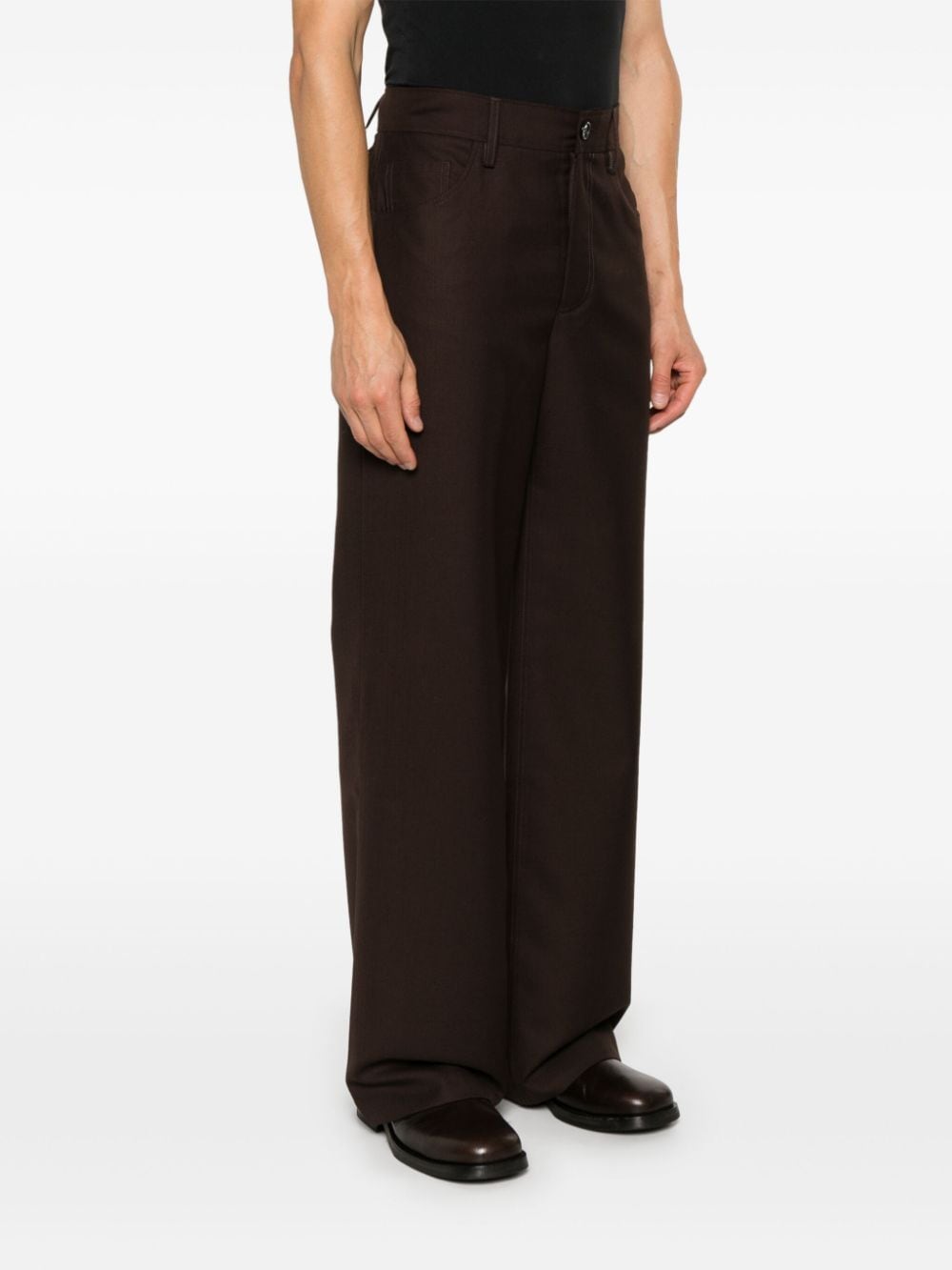 Sefr セファー JIRO TROUSERS DARK BROWN Buy Séfr Jiro Trousers - Brown At 18% Off | Editorialist