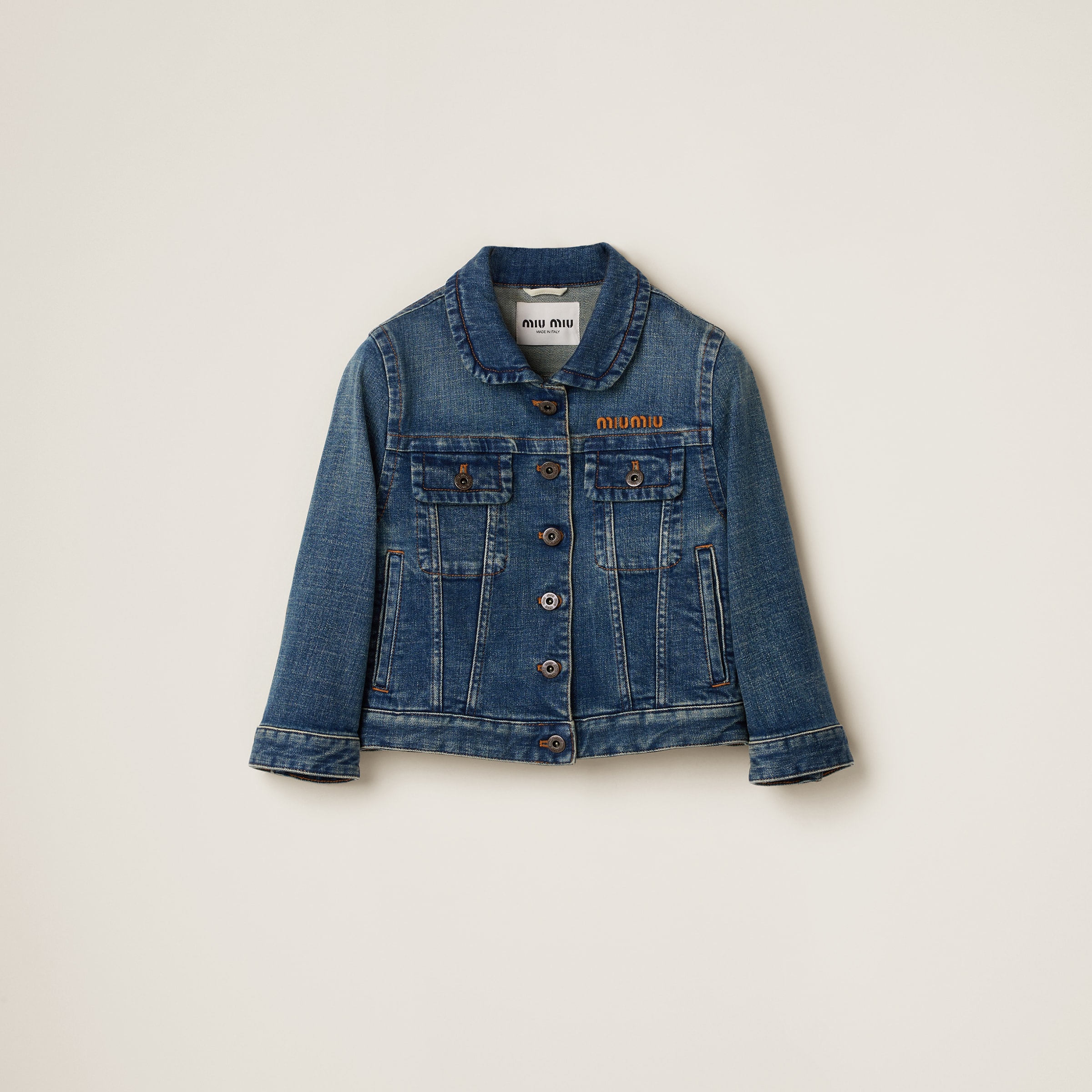 レディース 【試着のみ】MY_ cropped denim jacket