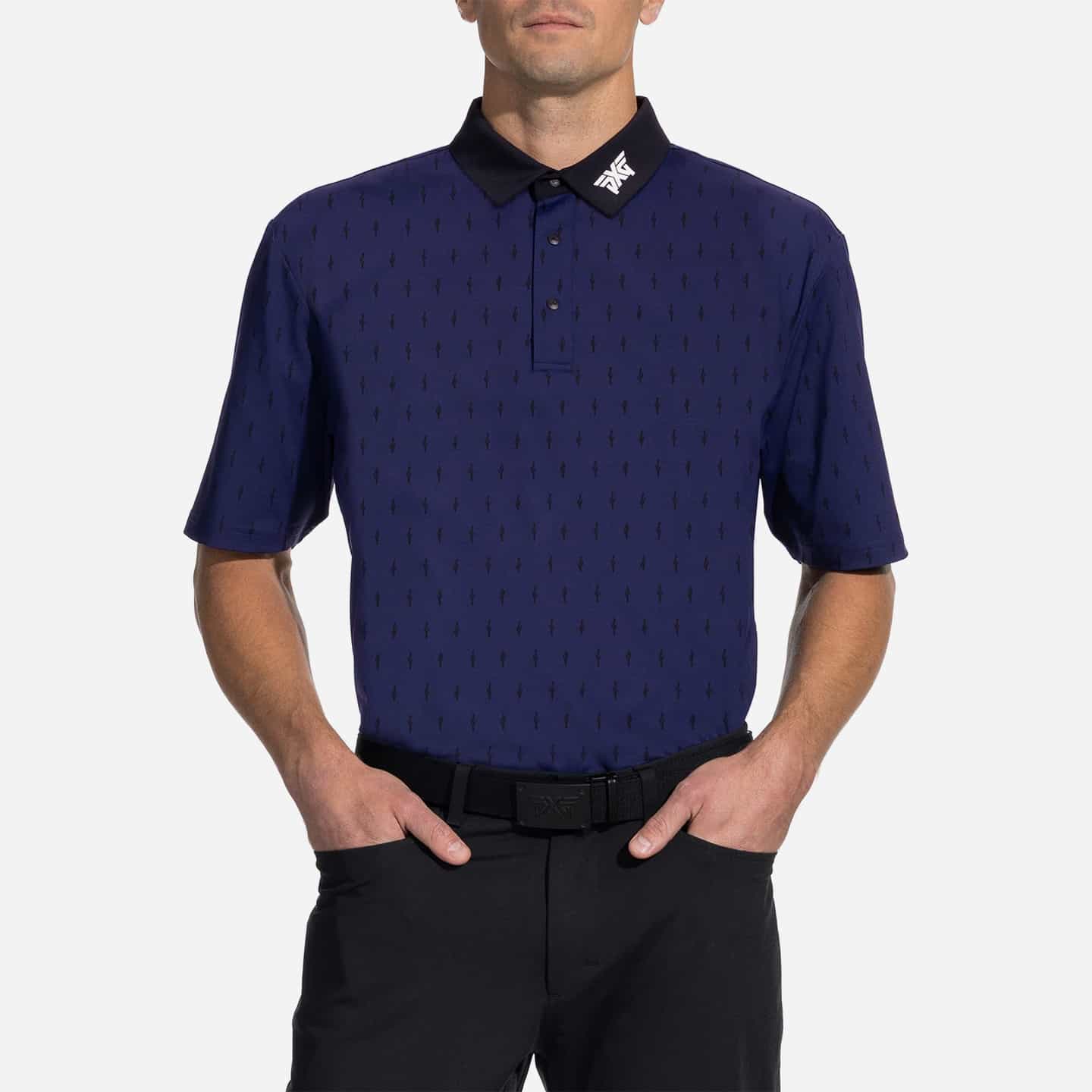 PXG comfort fit cactus print polo