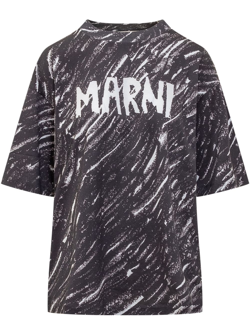 MARNI Marni Scribble Logo Jersey T-Shirt