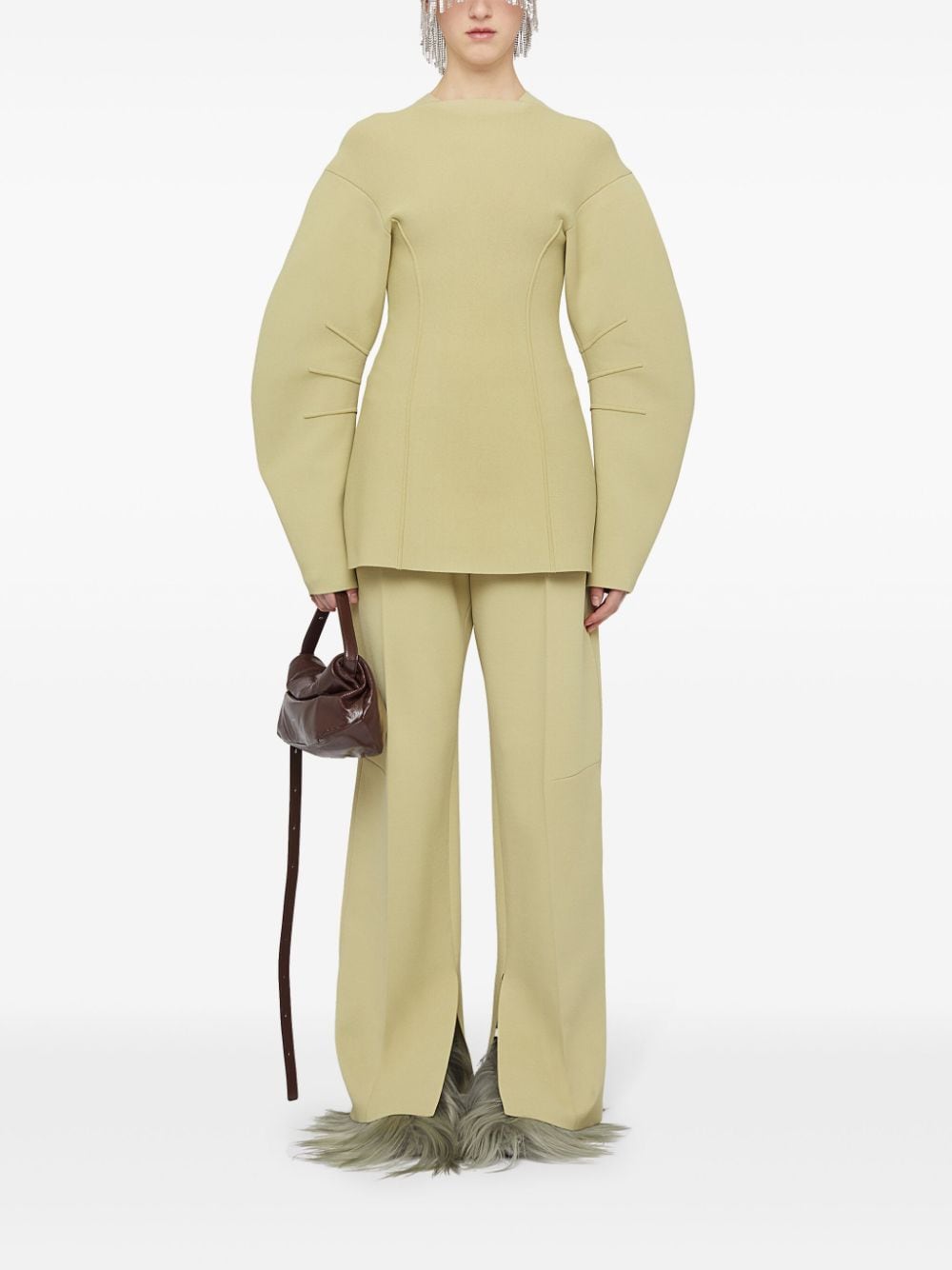 JIL SANDER Jil Sander High-Waisted Tapered Trousers