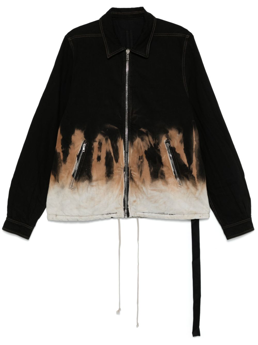 RICK OWENS Rick Owens DRKSHDW Tie-Dye Denim Jacket