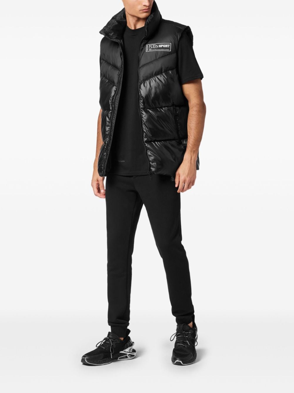 PLEIN SPORT Plein Sport Panelled Gilet