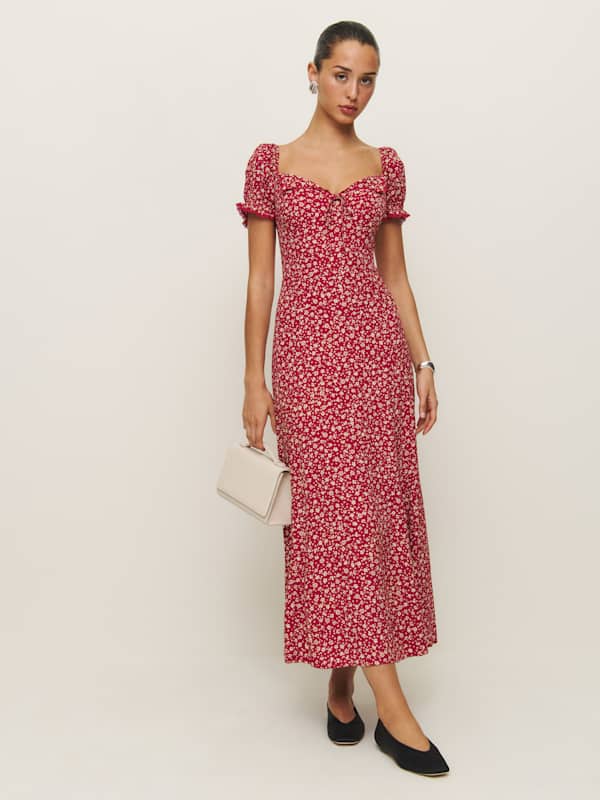 knee length dresses for ladies Petal and Pup Women's Shyla Midi Dress